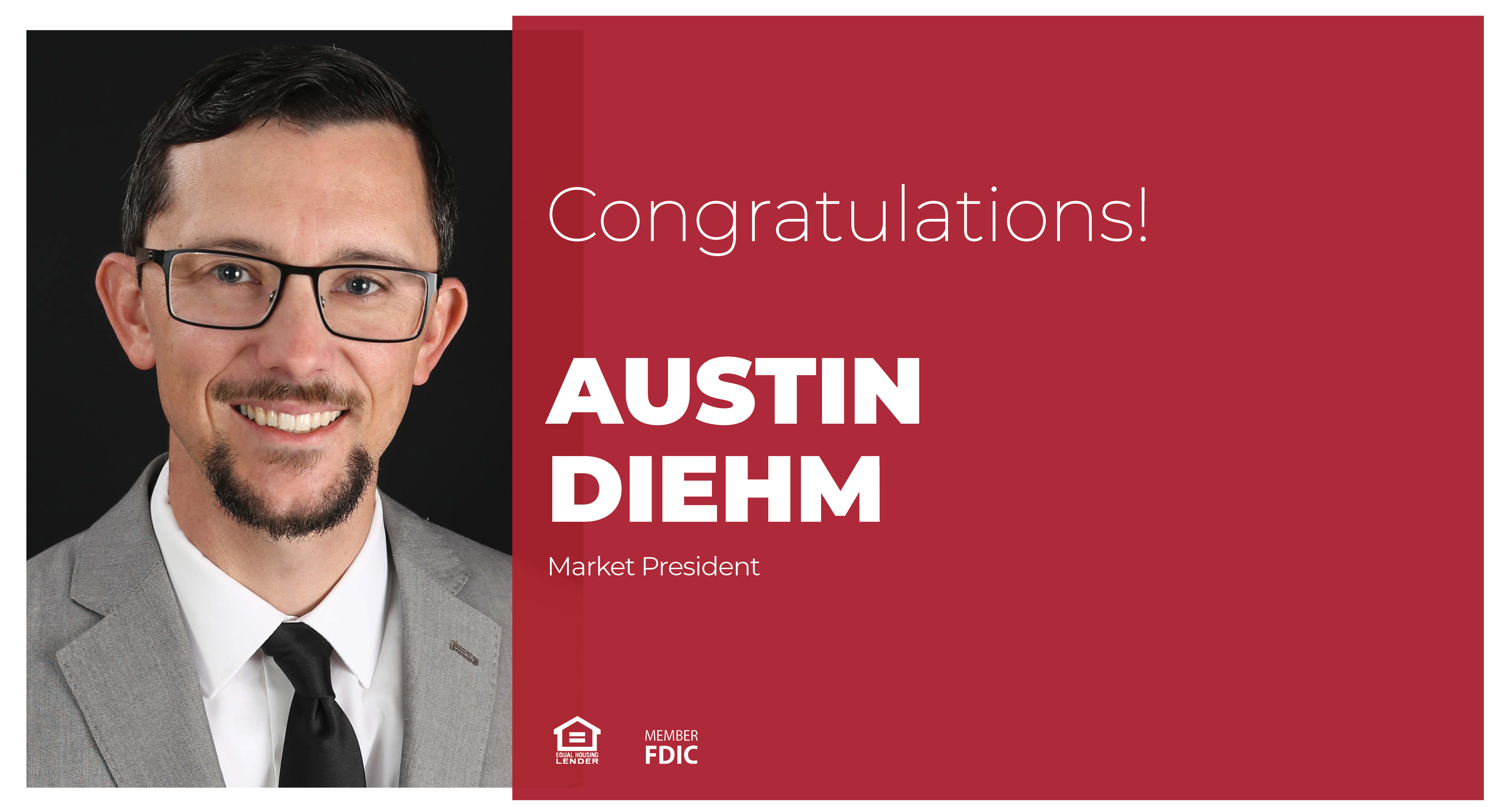 Diehm announced as market president of TS Bank