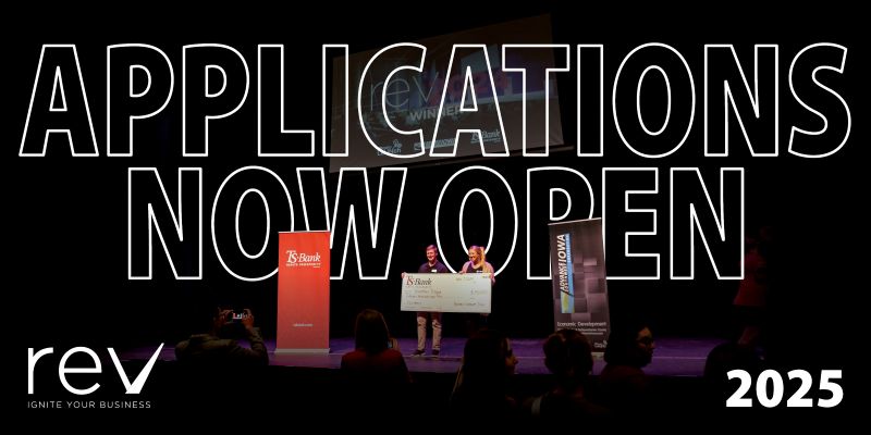 REV Pitch Competition: $10,500 for Iowa Startups